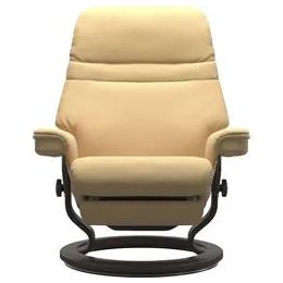 Relaxsessel stressless "Sunrise" Sessel Gr. Material Bezug, Material Gestell, Ausführung / Funktion, Maße, gelb elektrisch verstellbar, optional 2-motorisch, Größe M & L