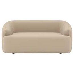 2-Sitzer Inosign "Nergal, Einzelsofa oder L-Form" Sofas Gr. B/H/T: 177cm x 81cm x 113cm, Luxus-Microfaser, grau (taupe) Modernes Design, schlichte Optik, stilvoller Blickfang im Wohnzimmer