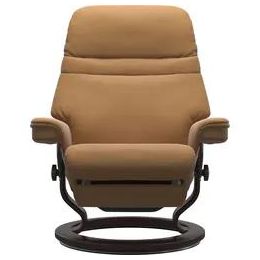 Relaxsessel stressless "Sunrise" Sessel Gr. Material Bezug, Material Gestell, Ausführung / Funktion, Maße, braun (new caramel) elektrisch verstellbar, optional 2-motorisch, Größe M & L