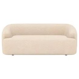 2-Sitzer Inosign "Nergal, Einzelsofa oder L-Form" Sofas Gr. B/H/T: 217cm x 81cm x 113cm, Chenille-Struktur, beige (creme) Modernes Design, schlichte Optik, stilvoller Blickfang im Wohnzimmer