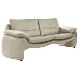 2-Sitzer Places of Style "Luna" Sofas Gr. B/H/T: 185 cm x 80 cm x 88 cm, NaturLEDER LongLife100, beige (creme) in einzigartiger Optik