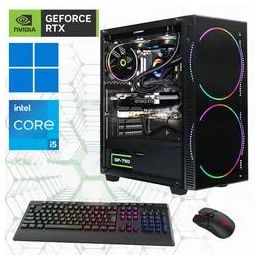 Hyrican GAMEMAX Gaming-PC Computer DDR5-RAM, PCIe SSD Gen4, Windows 11 Gr. Microsoft Windows 11 Home (64 Bit), 32 GB RAM 2000 GB SSD, schwarz (black hole 7261)