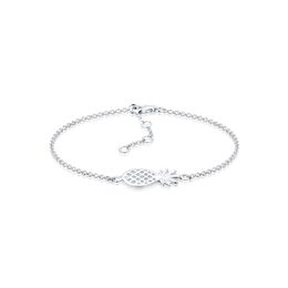 Elli Armband Ananas 925 Sterling Silber, Ananas, silberfarben, 925er Sterling Silber, No stone, Silber