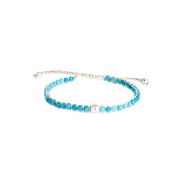 SAMAPURA Armband Apatit Armband, Silber Faden, blau