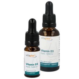 Vitaplex Vitamin D3 1000 IE / 3000 IE flüssig - Inhaltsangabe: 3000 IE 30 ml