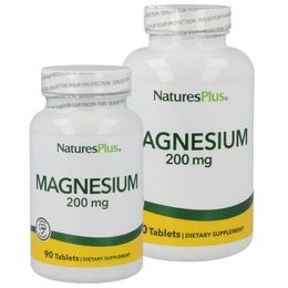 Nature's Plus Natures Plus Magnesium 200 mg (Aminosäurechelat) Tabletten - Packungsgröße: 90 Tabletten