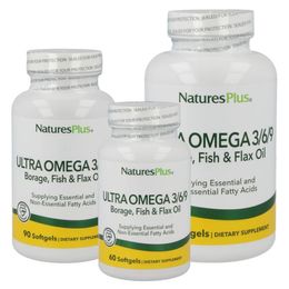 Nature's Plus Natures Plus Ultra Omega 3/6/9 120 Softgels