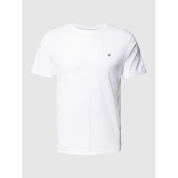 Gant Regular Fit T-Shirt mit Label-Stitching Modell 'SHIELD'
