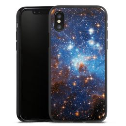 DeinDesign iPhone X Handy Silikon H&uuml;lle Case schwarz Handyh&uuml;lle Weltall Star Galaxy