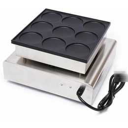 900W Waffeleisen Pfannkuchenmacher Waffelautomat Waffelmaschine 50300℃ Holländische Pfannkuchen Baker