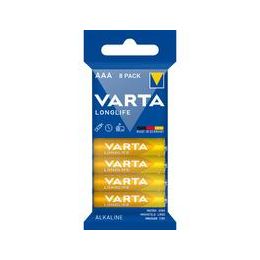 Varta Longlife Batterie LR03, AAA (Micro) 8 St&uuml;ck, AAA