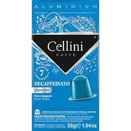 CELLINI DECAFFEINATO Kaffeekapseln Arabica- und Robustabohnen 10 Portionen