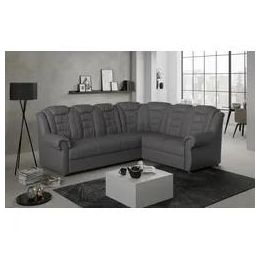 Ecksofa Home Affaire "Boston L-Form" Sofas Gr. B/H/T: 266 cm x 102 cm x 216 cm, Kunstleder SOFTLUX, langer Schenkel links, Ohne Bettfunktion-ohne Schubkasten, braun (fango) Gemütliches Ecksofa mit hoher Rückenlehne in klassischem Design