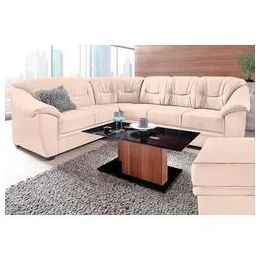 Sit & More Ecksofa SIT & MORE "Savona L-Form" Sofas Gr. B/H/T: 262cm x 90cm x 212cm, Luxus-Microfaser ALTARA NUBUCK, langer Schenkel rechts, mit Bettfunktion, beige (natur) wahlweise mit Bettfunktion, inklusive Federkern, frei im Raum stellbar