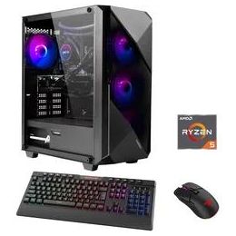 Hyrican Gaming-PC "Striker 7140" Computer DDR5, PCIe SSD Gen4, Windows 11 Gr. Microsoft Windows 11 Home (64 Bit), 16 GB RAM 1000 GB SSD, schwarz