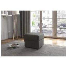 Sit & More Hocker SIT & MORE "Freetown", braun (mocca), B:59cm H:48cm T:59cm, Hocker, Polsterhocker, auf Gleitern