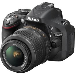 Spiegelreflexkamera D5200 - Schwarz + Nikon AF-S DX Nikkor 18-55mm f/3.5-5.6G ED VR f/3.5-5.6