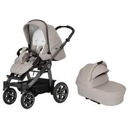 Kombi-Kinderwagen Hartan "Racer GTS - Casual Collection", grau (hedgehog love), Baby, Polyester, Baumwolle, Kinderwagen, mit Falttasche Trend; Made in Germany