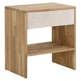 Nachttisch OTTO products "Callum" Tische Gr. B/H/T: 60 cm x 65,5 cm x 42 cm, beige (sabbia, natur, natur) passend zur Boxspringbett-Serie Jelle