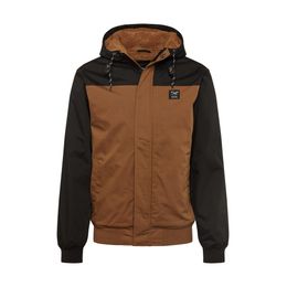 Iriedaily Jacke 'Iriesegler' Herren Gr&ouml;&szlig;e S braun / schwarz Sommerjacke