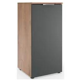 Kommode wimex "Level by fresh to go" Sideboards Gr. B/H/T: 41cm x 84cm x 41cm, schwarz (front graphit/ korpus plankeneiche nachbildung) 1-türig mit soft-close Funktion, 41cm breit, 92cm hoch