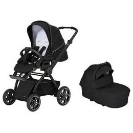 Kombi-Kinderwagen Hartan "Topline 4.0 GTS", schwarz (schwarz pinstripe), Baby, Aluminium, Polyester, Baumwolle, Kinderwagen, mit Falttasche; Made in Germany