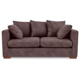 Guido Maria Kretschmer Home & Living 2-Sitzer GUIDO MARIA KRETSCHMER HOME & LIVING "Arles" Sofas Gr. B/H/T: 175cm x 80cm x 113cm, Luxus-Microfaser, braun (dunkelbraun) extra tiefe Sitzfläche, in diversen Stoffqualitäten