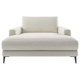 Chaiselongue Inosign "Downtown Loungemöbel zum Relaxen, B/T/H: 132/170/84 cm" Sofas Gr. B/H/T: 132cm x 84cm x 170cm, Boucle, weiß auch in Bouclé, Cord und Easy care - leicht mir Wasser zu reinigen