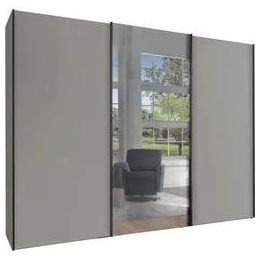 Schwebetürenschrank Wiemann "Monaco" Schränke Gr. B/H/T: 295,2 cm x 236 cm x 67 cm, 3 St., braun (bianco, eiche, nachbildung) hochwertige Beschläge