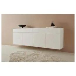 Sideboard LeGer Home by Lena Gercke "Essentials" Sideboards Gr. B/H/T: 224cm x 74cm x 42cm, 2 St., weiß (warmweiß) Breite: 224cm, MDF lackiert, Push-to-open-Funktion