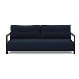 Schlafsofa INNOVATION LIVING TM "Bifrost hochwertige Schlaffunktion, extrabreite Liegefläche" Sofas Gr. B/H/T: 209cm x 83cm x 117cm, Polyester, blau Einzel- und Doppelbett, bequem komfortabel