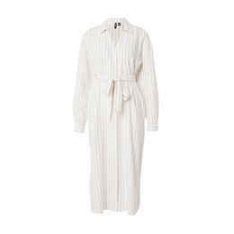 Véro Moda VERO MODA Kleid 'LINN' Damen Größe 40 beige / weißmeliert Winterkleid