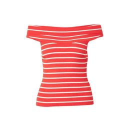 MONKI Stricktop Damen Gr&ouml;&szlig;e L rot / wei&szlig;