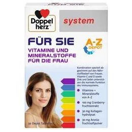 Doppelherz system FÜR SIE Vitamine und Mineralstoffe für die Frau 30 St