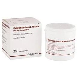 Calciumcarbonat Abanta 500 mg 200 St