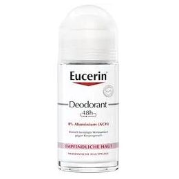 Eucerin Deodorant Roll-on Empfindliche Haut 48h 0% Aluminium 50 ml