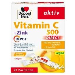 Doppelherz aktiv Vitamin C 500 Direkt + Zink Depot 20 St