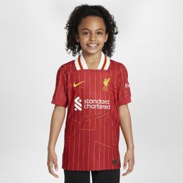 FC Liverpool 2024/25 Match Home Nike Dri-FIT ADV Fußballtrikot für ältere Kinder - Rot