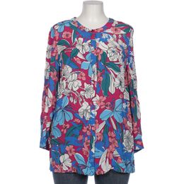 Selection by Ulla Popken Damen Bluse, blau, Gr. 42