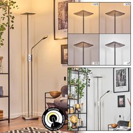 hofstein Antra Stehleuchte LED Nickel-Matt, 1-flammig