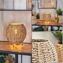hofstein Malpica Tischleuchte 16 cm Beige, 1-flammig