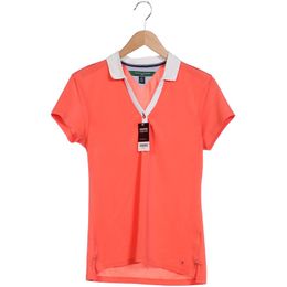 Tommy Hilfiger Damen Poloshirt, orange, Gr. 36