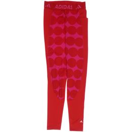 Adidas Damen Stoffhose, rot, Gr. 0