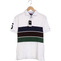 Tommy Hilfiger Herren Poloshirt, weiß, Gr. 46