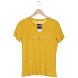 BOSS by Hugo BOSS Damen T-Shirt, gelb, Gr. 38