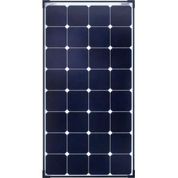 OFFGRIDTEC Solarmodul "SPR-100 120W 12V High-End Solarpanel" Solarmodule extrem wiederstandsfähiges ESG-Glas schwarz (baumarkt) Solartechnik