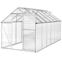 TecTake&reg; Gew&auml;chshaus aus Aluminium ohne Fundament