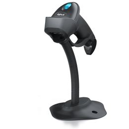 Aplic Bluetooth Barcode Scanner Wireless - 2D 1D - 2000 mAh Akku - inkl. Standfu&szlig; - Funk Barcodescanner kabellos - Barcodeleser