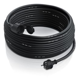 Brandson Schutzkontakt Verl&auml;ngerungskabel f&uuml;r Outdoor 3500 W Strom Kabel f&uuml;r den Au&szlig;enbereich / IP44 - 40m