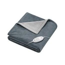 Beurer W&auml;rmezudecke HD 75 Cosy Dark Grey, Heizdecke dunkelgrau, 130 x 180 cm